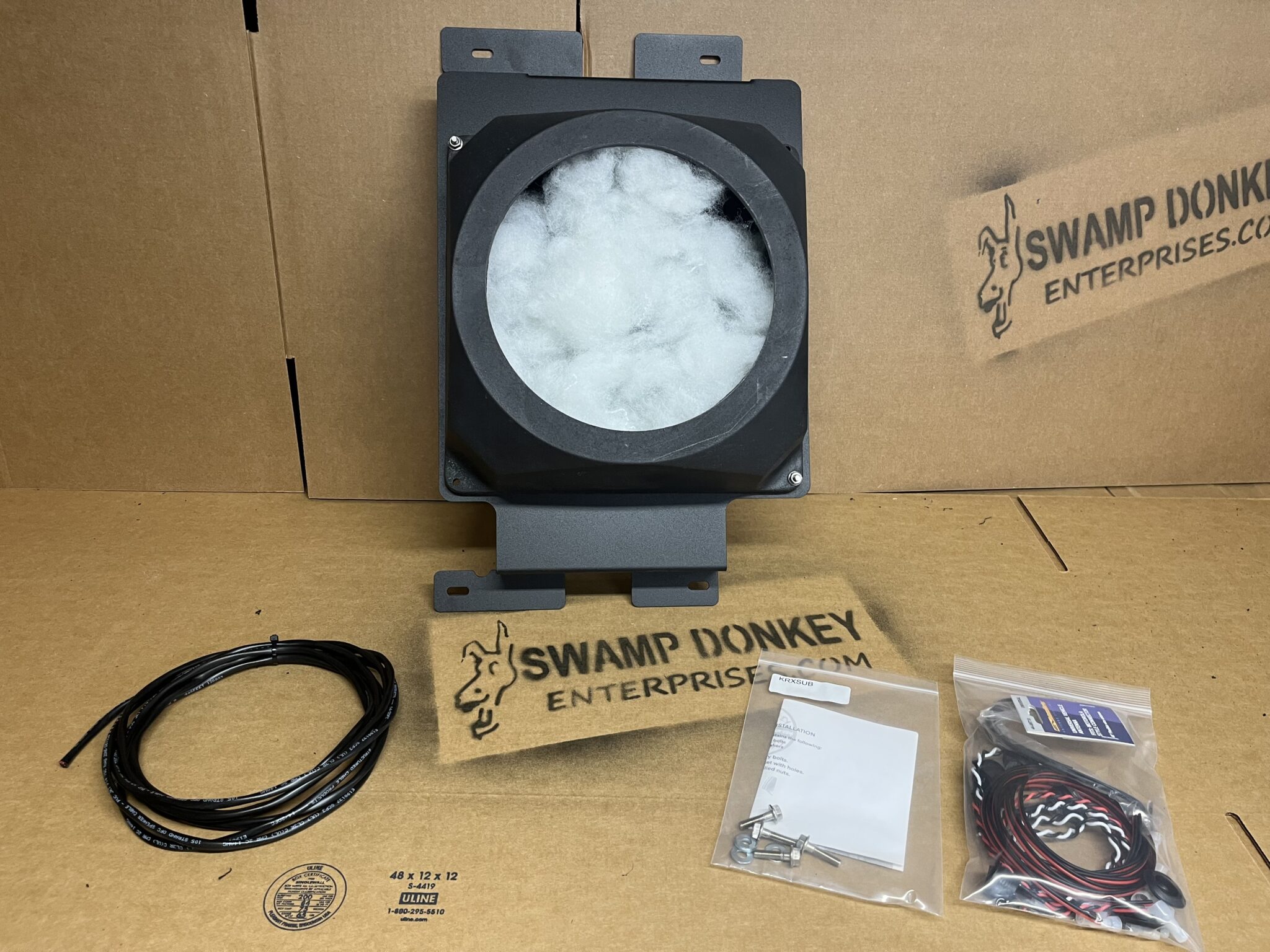 KRX SUB 10" PASSENGER UNLOADED ENCLOSURE - Swamp Donkey Enterprises